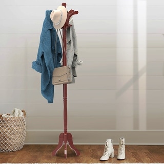 Cherry Coat Rack with 13 Hooks - Bed Bath & Beyond - 40828070