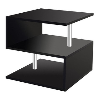3 Tier End Table S-Shaped Modern Side Table Small Coffee Table with ...