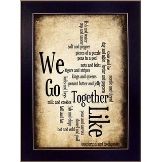 We Go Together I Black Framed Print Wall Art - Bed Bath & Beyond - 39740247