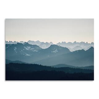 Americanflat - Cascade Layers by Torrey Merritt - 16"x20" Poster Art ...