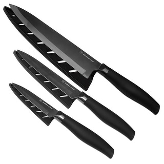 Dura Living Titan 3-Piece Knife Set - Nonstick Titanium Plated ...