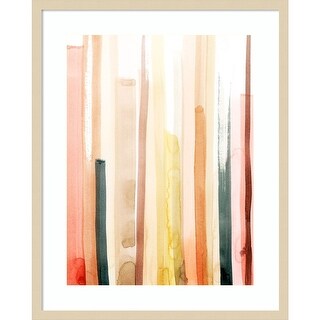 Coral Reach I by Grace Popp Wood Framed Wall Art Print - Svelte Natural ...