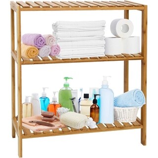 Multifunctional Bamboo Storage Shelf - Bed Bath & Beyond - 40501165