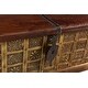 Tortoise Wooden Metal Fitted Trunk Box coffee table - Bed Bath & Beyond ...