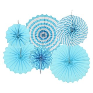 Hanging Paper Fans Party Set 6Pcs Decoration for Home,Birthday Wedding ...