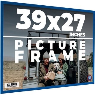 39x27 Frame Gold Solid Wood Picture Frame Width 3 Inches | Interior ...