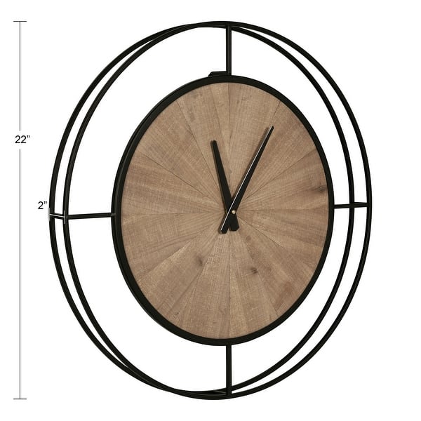 Kate and Laurel Newfield Wall Clock - 22" Diameter - Bed Bath & Beyond ...