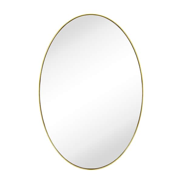 Javell Oval Metal Wall Mirror - On Sale - Bed Bath & Beyond - 37838238