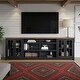 Bridgevine Home 96" Farmhouse TV Stand for TVs up to 100", Extra Long ...