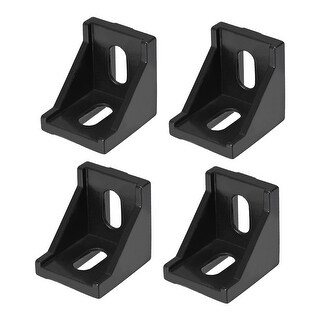 Corner Bracket for 4040 Series Aluminum Extrusion Profile, 4 Pcs (Black ...