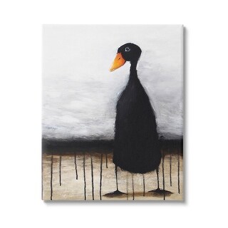 Stupell Urban Black Duck Drip Canvas Wall Art, Design by Lucia Stewart ...