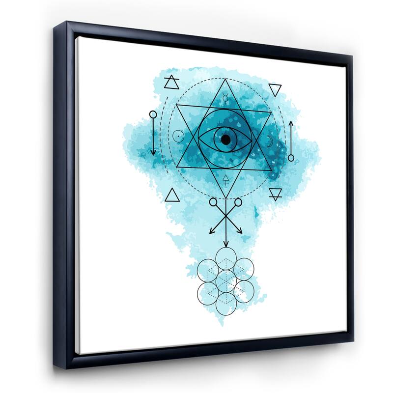 Designart "Symbol of Alchemy and Sacred Geometry II" Bohemian ...