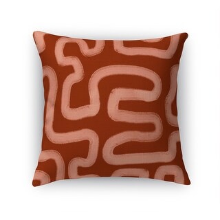 WINDING RUST Accent Pillow By Kavka Designs - Bed Bath & Beyond - 36419458