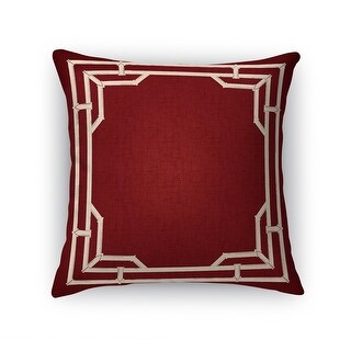 HAMPTON BAMBOO MAROON Accent Pillow by Kavka Designs - Bed Bath ...