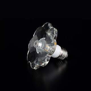 Flower-shaped LED Light Bulb 3000K Warm White, E26/27 Medium Screw Base ...