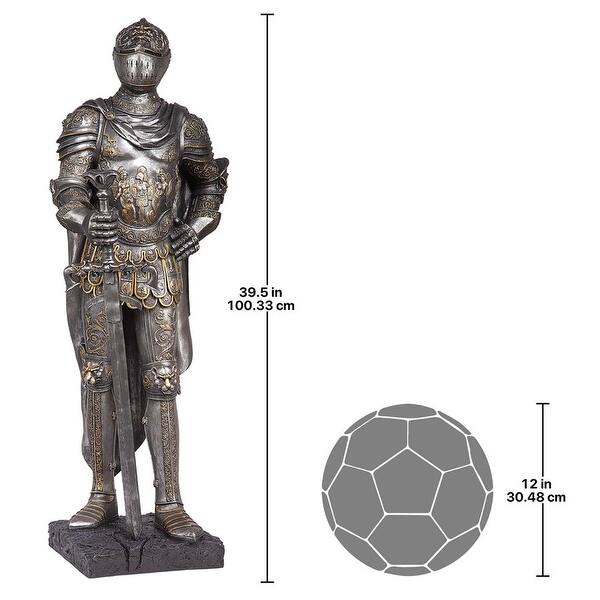 Design Toscano The King's Guard Sculptural Half-Scale Knight Replica ...