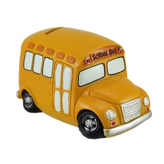 Yellow School Bus Coin Bank Car Piggy Bank - Bed Bath & Beyond - 16927869