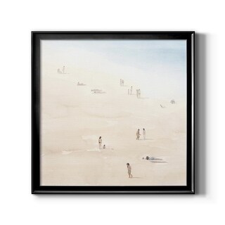 Beach Goers I-Premium Framed Canvas - Ready to Hang - Bed Bath & Beyond ...