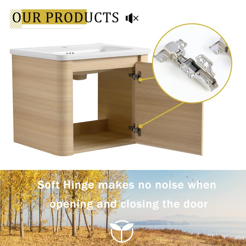 24"/28"/36"/40"/48"/52"/60"/68" Plywood Water-Resistant Wall-Mounted ...