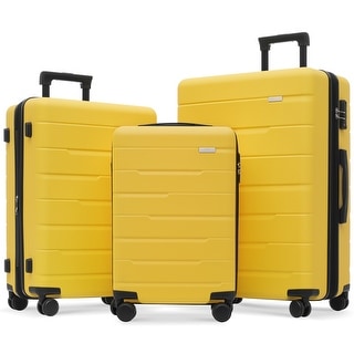 Luggage Sets 3 Piece Suitcase Set 20/24/28,Carry on Luggage Airline ...