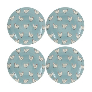 Stoneware Chicken Plate (Set of 4) - 8' x 10' - Bed Bath & Beyond ...