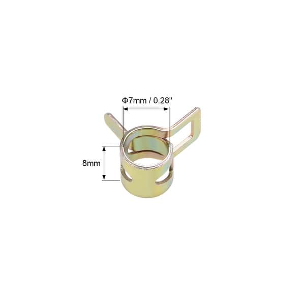 Steel Band Clamp Hose Tube Spring Clips Clamp Manganese Steel 20Pcs ...