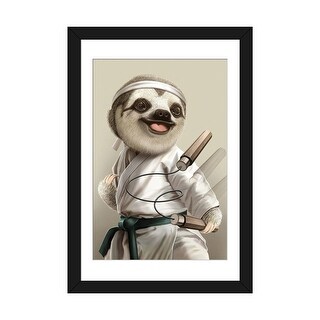 iCanvas "Karate Sloth" by Adam Lawless - Bed Bath & Beyond - 37492830