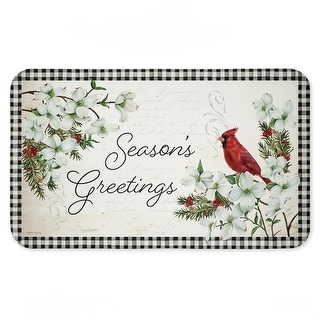 Stupell Winter Cardinals & Dogwood Printed Anti-Fatigue Floor Mat ...