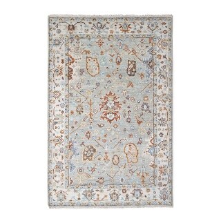 Shahbanu Rugs Laurel Green and Acadia White Supple Collection Natural ...