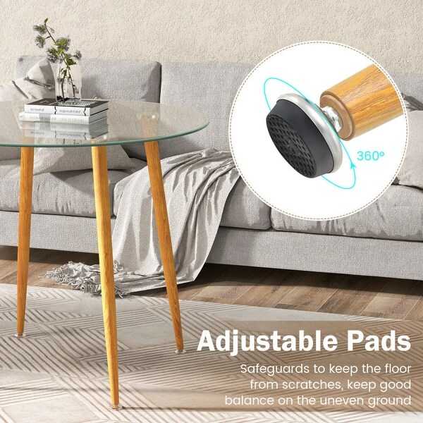 Ground glass dining table store