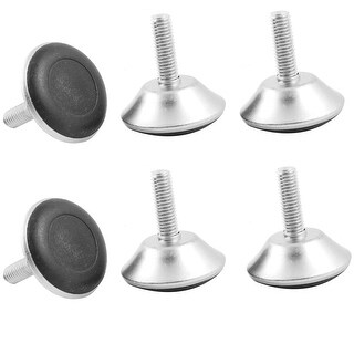 Unique Bargains 6 Pcs Black Plastic Base 0.31" x 0.98" Thread Leveling ...