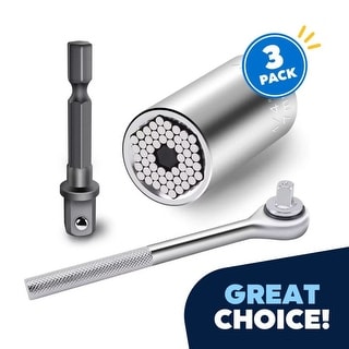 3Pcs Universal Socket Tools Gifts，DIY Handyman - Bed Bath & Beyond ...