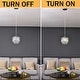 Crystal Chrome Kitchen Island Pendant Light Set of 3 - Bed Bath ...