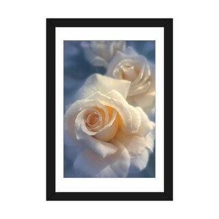 iCanvas "Unforgettable White Rose, Horizontal" by Collin Bogle - Bed ...