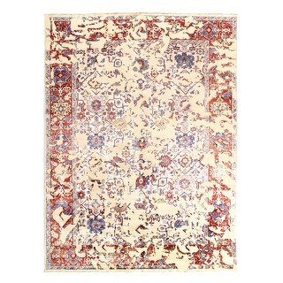 Ivory Modern Broken Design Rug - 8'10'' x 12' - 12' x 8'10'' - Bed Bath ...