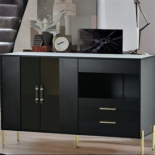 Light Luxury Modern Storage Cabinets with Acrylic Doors - Bed Bath ...