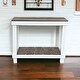 Farmhouse Rustic Wood Small Living Room Sofa Table - Bed Bath & Beyond ...