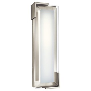 Elan Jaxen Sconce Jaxen LED Wall Sconce - Brushed nickel - Bed Bath ...