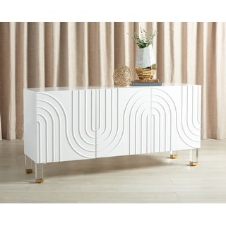 SAFAVIEH Couture Saturn Wave Acrylic Sideboard - Bed Bath & Beyond ...