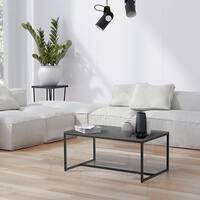 Frame Coffee Table Rectangular Cocktail Table Marble Metal Sofa Table ...