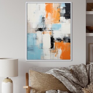 Designart "Cubist Visions Deconstructed Minimalism" Abstract Painting ...