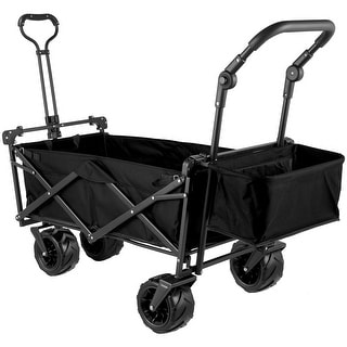 Extra Large Collapsible Garden Cart with Removable Canopy, Folding ...