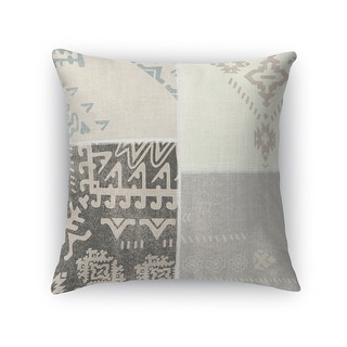 PATCH GREY PILLOW Accent Pillow By Kavka Designs - Bed Bath & Beyond ...