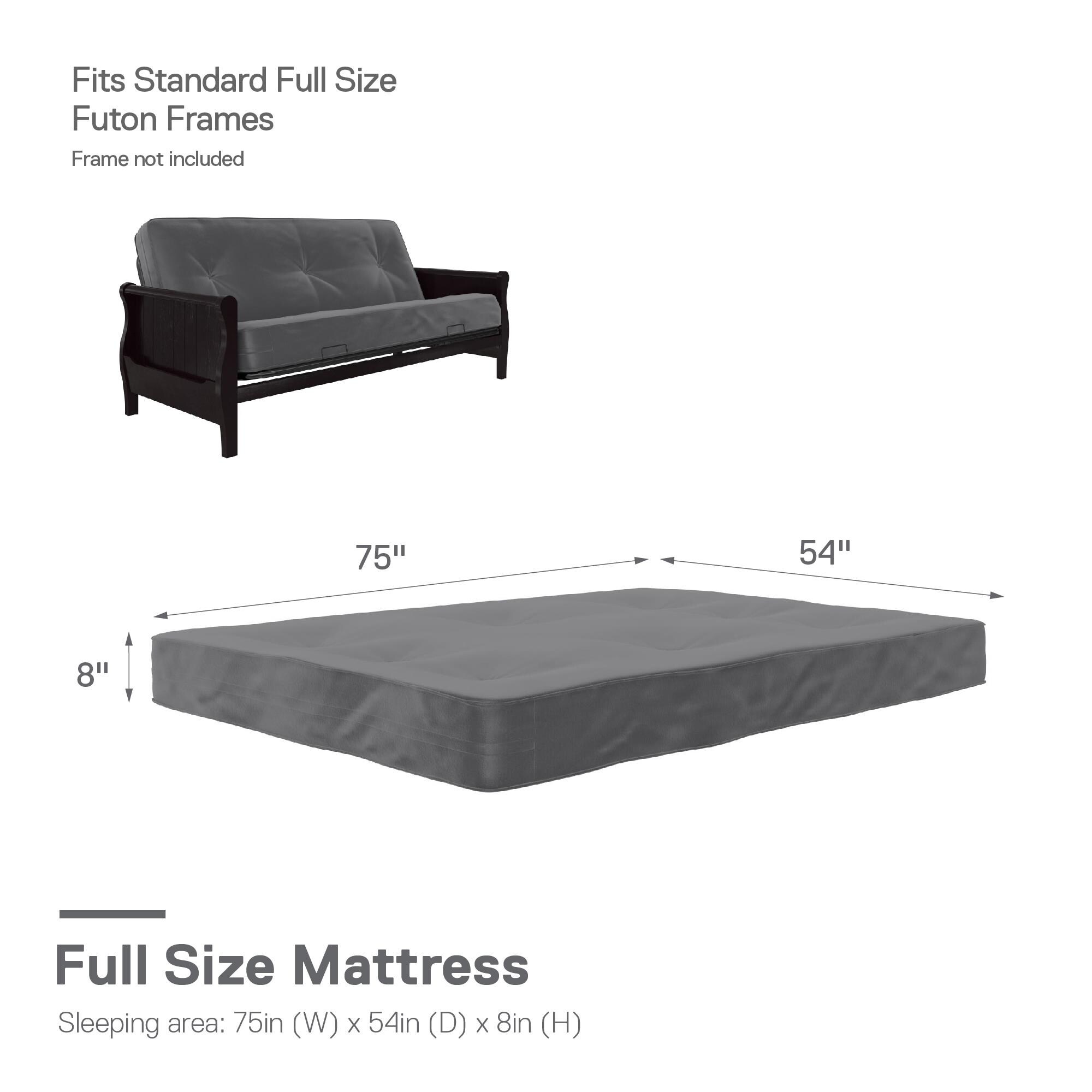 DHP Carson 8 Thermobonded High Density Polyester Fill Futon Mattress On Sale Bed Bath Beyond 33555026