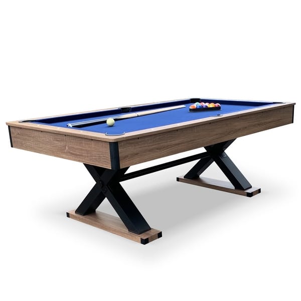 Hathaway Excalibur 7-ft Billiards Pool Game Room Table - Driftwood ...