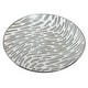 Certified International Matrix Silver Plated 6" Luncheion/Canape Plates ...