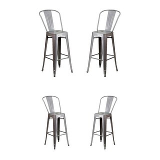 Classic Gunmetal Counter Stool (Set of 4) - N/A - Bed Bath & Beyond ...