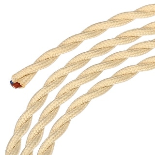 Twisted Cloth Covered Wire 2 Core 18AWG 10m/32.8ft,Electrical Cable ...