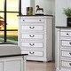 Hillcrest 5-drawer Bedroom Chest Distressed White - Bed Bath & Beyond ...