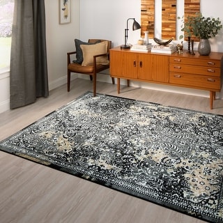 Mohawk Home Garden City Distressed Floral Area Rug - Overstock - 33485237